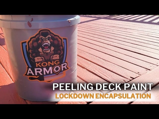 Deck with 3 Layers of Peeling Paint in Hebron, KY is LockDown ...