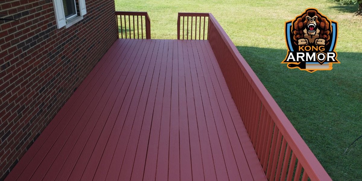 Peeling Behr Deck Over Is Encapsulated by Kong Armor ™ Union KY | Deck ...